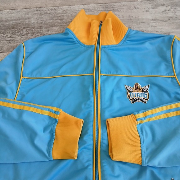 Jackets & Coats | Gold Coast Titans Nrl Track Jacket Blue Gold Medium ...